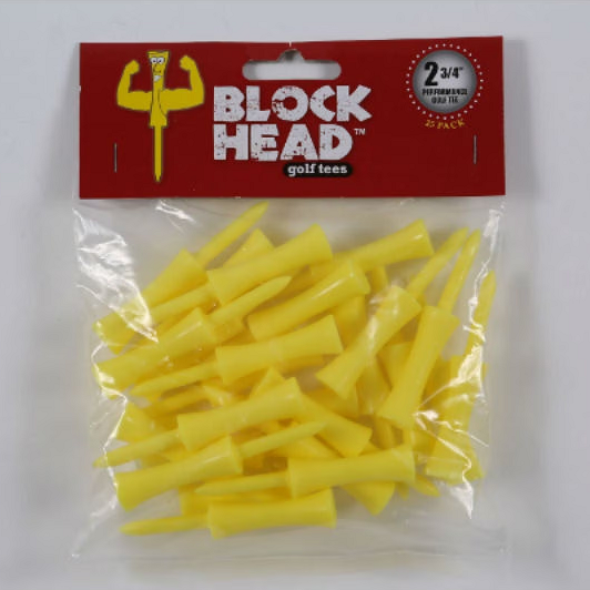 Block Head Plastic Step Golf Tees – CaddiesShack