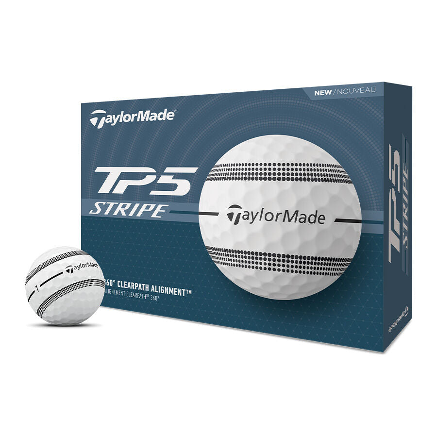 Taylormade TP5 & TP5x Stripe Golf Balls – CaddiesShack