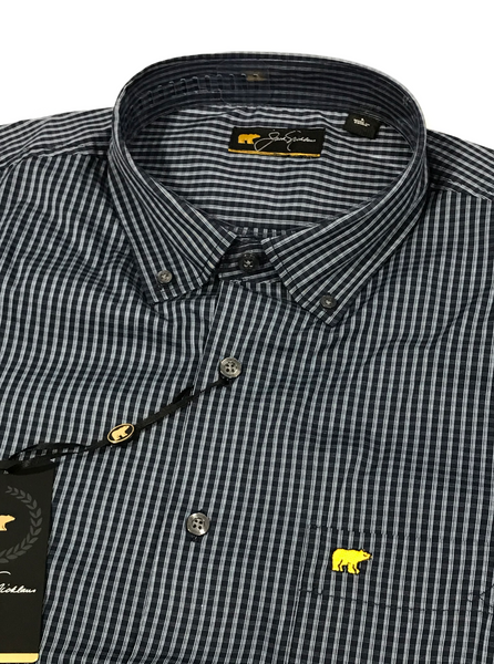 Jack Nicklaus Black Label by Perry Ellis Mini Plaid Button Down Shirts ...
