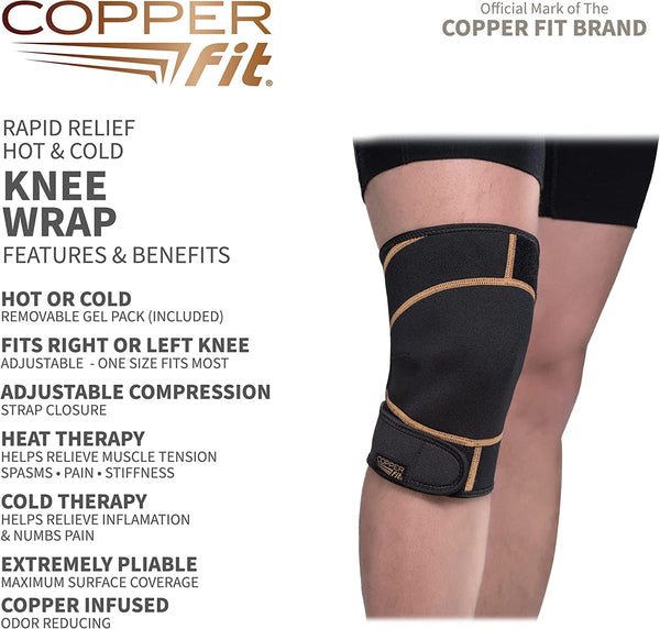 Copper Fit Rapid Relief Knee Wrap – CaddiesShack